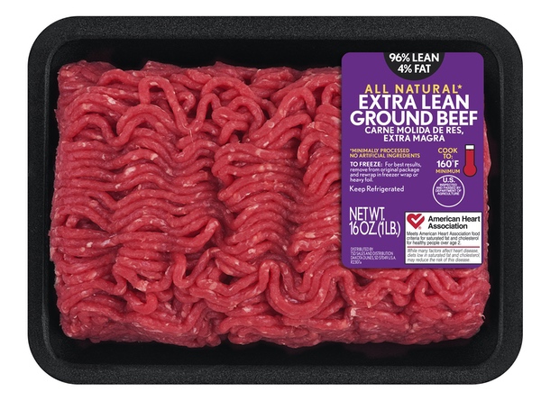 Catalog :: Meat :: Beef :: 96% Lean/4% Fat, Extra Lean Ground Beef, 1 lb